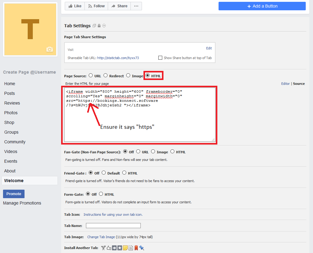 How to integrate Online Booking to your Facebook page – Konnect Help Centre