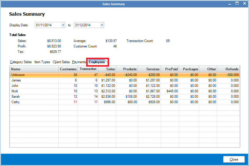 How to view Sales summaries – Konnect Help Centre
